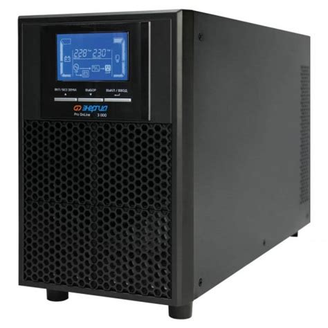 ИБП ЭНЕРГИЯ Pro OnLine Tower 3000 без встроенных АКБ напольный