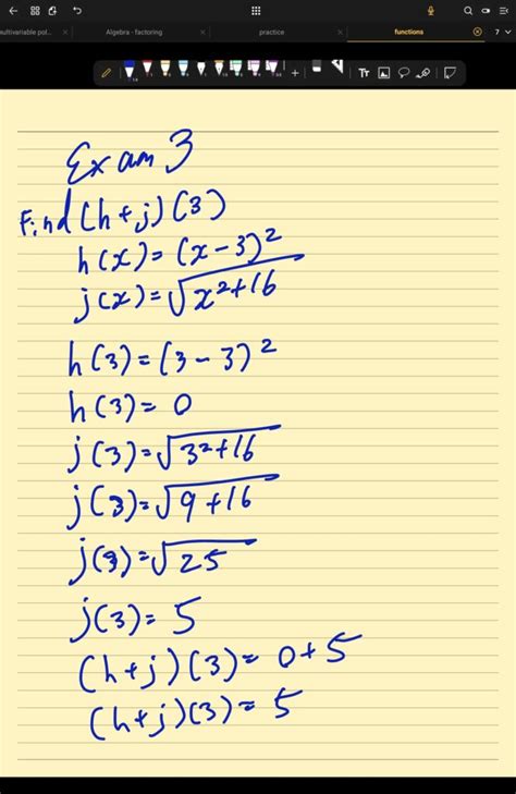 Algebra Part 13 Sum Of Functions Canvas Of Dreams