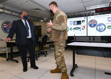 Massdevelopment Official Tours Hanscom Discusses Partnerships