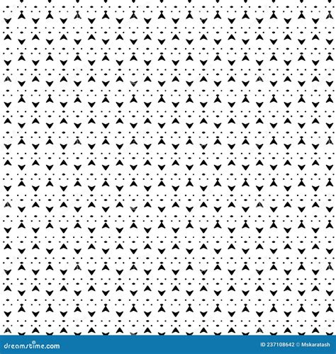 Seamless Modern Geometric Texture Pattern For Decor And Textile Black And White Shape For