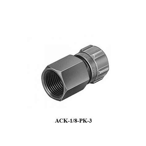 Silver Stainless Steel Quick Connector Ack 1 8 Pk 3 2 5 Mm At ₹ 120