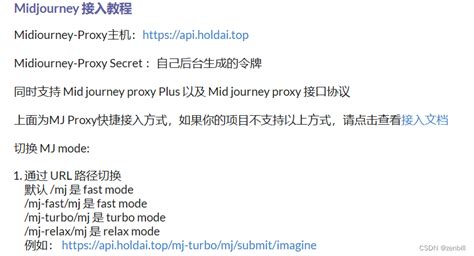 国内如何申请 midjourney api （mj接口），一次教会你 mj api csdn博客