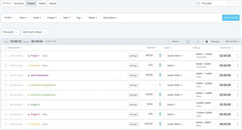 Detailed Report Clockify Help