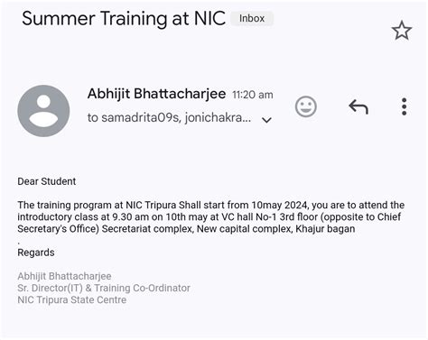 Sujan Ali On Linkedin Excited To Embark On A Summer Internship Journey With Nic National