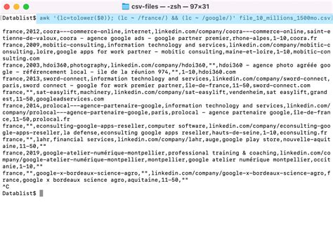 Search Big Csv File Using Linux Or Macos Terminal Datablist