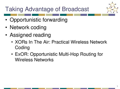 Taking Advantage Of Broadcast Ppt Download