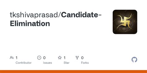 GitHub Tkshivaprasad Candidate Elimination
