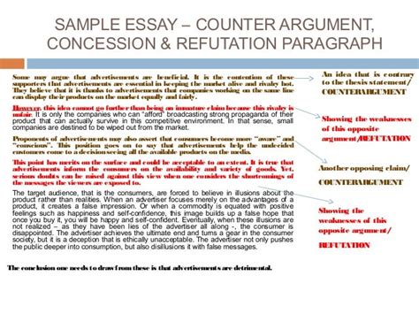 😎 Counter Argument Essay Examples 2 Argumentative Essay Examples With