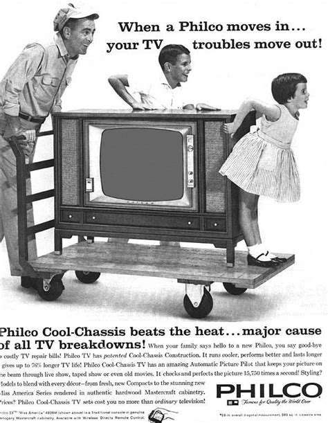 Philco Tv Vintage Tv Vintage Advertisements Funny Commercial Ads