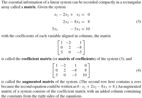 Linear Algebra Section 11 Flashcards Quizlet