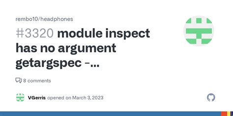 Module Inspect Has No Argument Getargspec Headphones Does Not Start