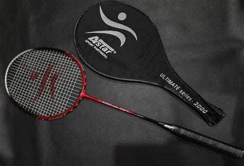 Astar Super Value Badminton Racket String And Strung [free Cover] Sports Equipment Sports