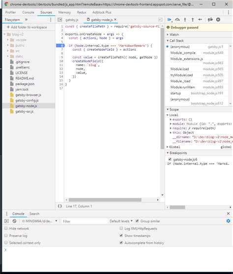 Debugging The Build Process Gatsby