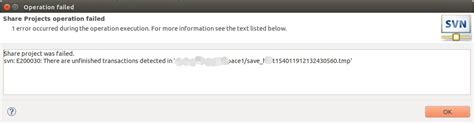 Eclipse Something Wrong With My Svn I Cant Share Project Stack