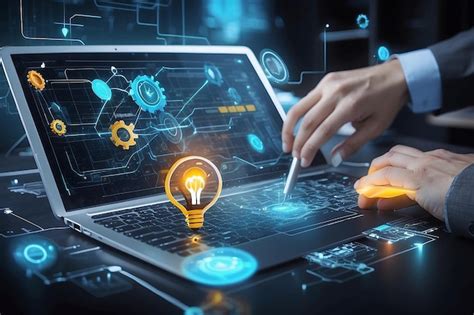 Premium Photo Automation Software Technology Process System Business Concept