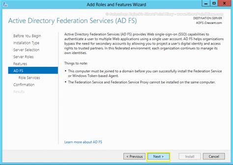 installing and configuring adfs integration with sharepoint 2013 step