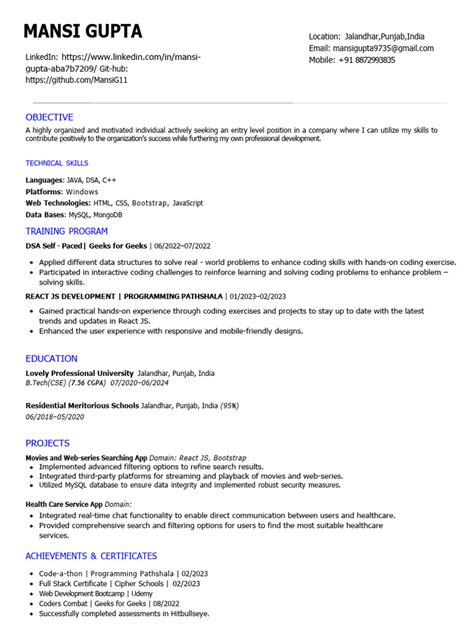 Sai Kiran Resume Pdf