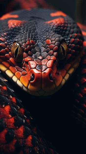 Premium Ai Image Small Sunda Viper Generative Ai