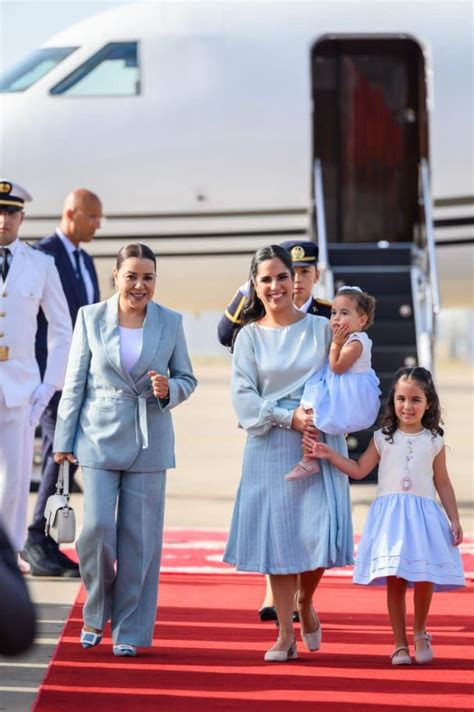 Republic Of El Salvador First Lady Gabriela Rodriguez De Bukele Arrives