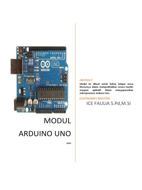 Arduino Uno Modul Pdf