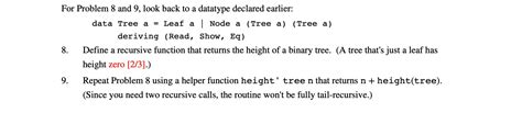 Haskell Ghci Tail Recursion And Datatypes Please Try