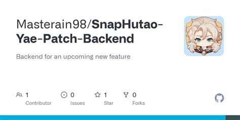 Github Masterain98snaphutao Yae Patch Backend Backend For An