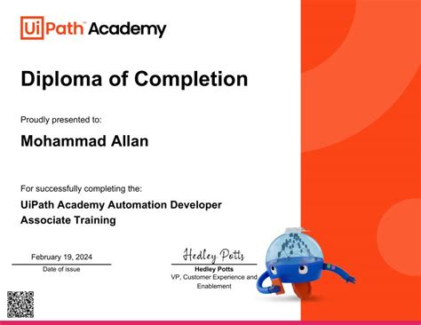 Mohammad Allan On Linkedin Uipath Automationdevelopment Rpa Professionalgrowth Techskills