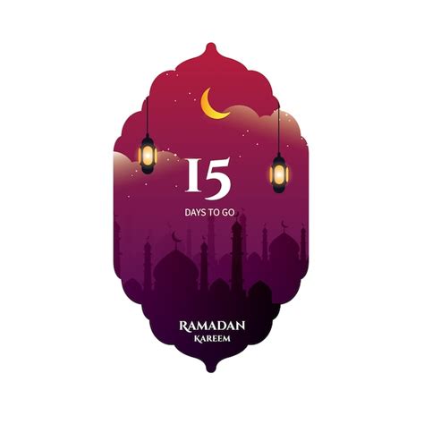 라마단 카림 무바라크 시즌 인사말 배너 프리미엄 벡터