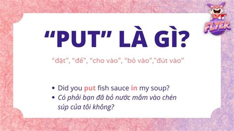 Put đi với giới từ gì 20 cụm động từ phrasal verb với Put