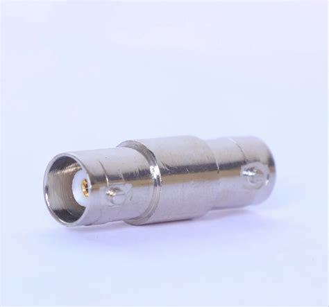 Bnc Female To Bnc Female Connector 500 Mhz Contact Material Silver