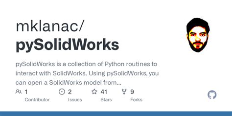 Github Mklanacpysolidworks Pysolidworks Is A Collection Of Python Routines To Interact With
