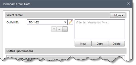 Terminal Outfall Data Command Civilgeo Knowledge Base