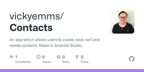GitHub Vickyemms Contacts An App Which Allows Users To Create Save Sort And Delete Contacts