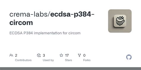 Github Crema Labsecdsa P384 Circom Ecdsa P384 Implementation For Circom