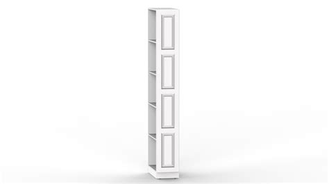 Шкаф открытый Марсель МР 13 B4 420 белый софт купить в ОМА