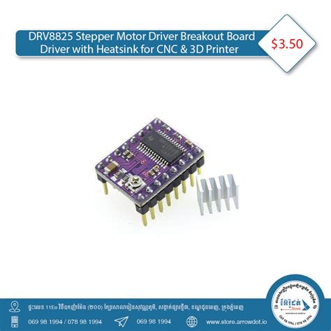 DRV Step Stick Stepper Motor Driver Module Breakout With Heat Shrink For CNC And D Printer