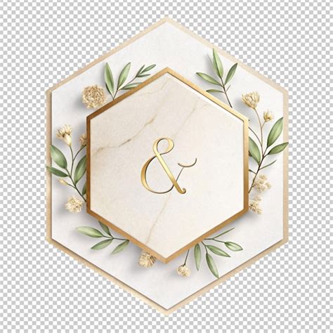 дизайн свадебного приглашения изолирован на прозрачном фоне Премиум Ai сгенерированный Psd