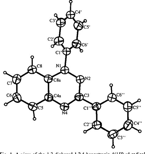 Figure 1 From Columnar Stacking Of 13 Diphenyl 124 Benzotriazin 41h