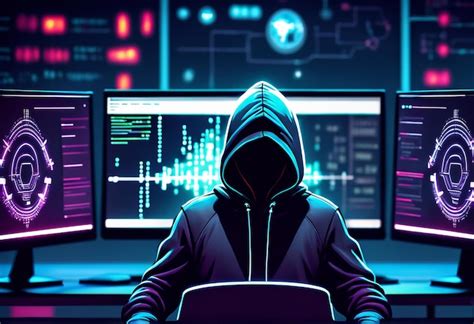 Premium Ai Image Cyber Hacker Hacker Hacker Hacker Attack On The Cyber Attack Cyber Security