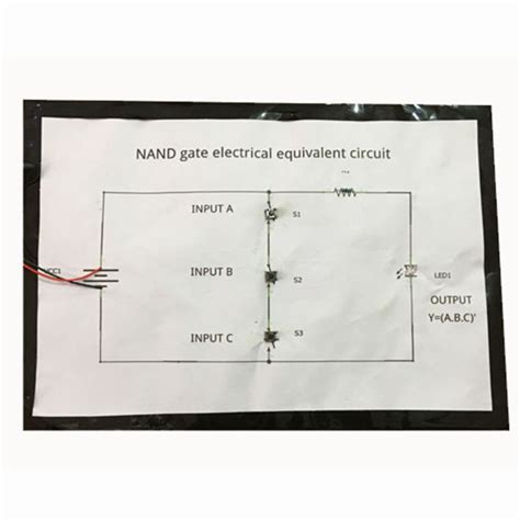 NAND Logic Gate Electrical Equivalent Circuit Project Hub