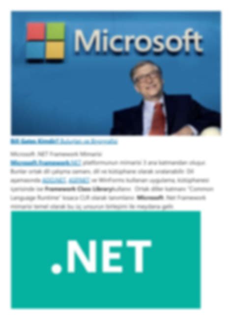 Solution Net Framework Nedir Microsoft Net Framework Zellikleri