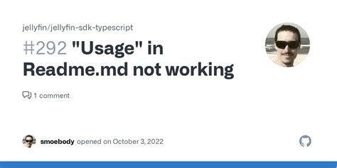 usage in readme md not working · issue 292 · jellyfin jellyfin sdk