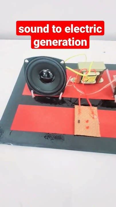 Sound Vibration To Electric Generation Sunrobotronics Robotics Shorts Youtube
