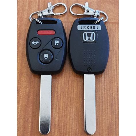 Honda Style 4 Button Model A25 4 Anti Theft Remote Key Shopee Philippines