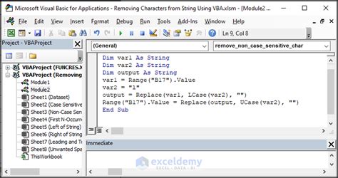 How To Remove Characters From String Using VBA In Excel