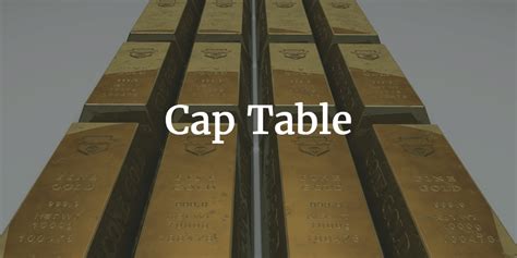 Simple Cap Table Template EFinancialModels