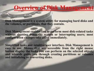 Disk Management Pdf