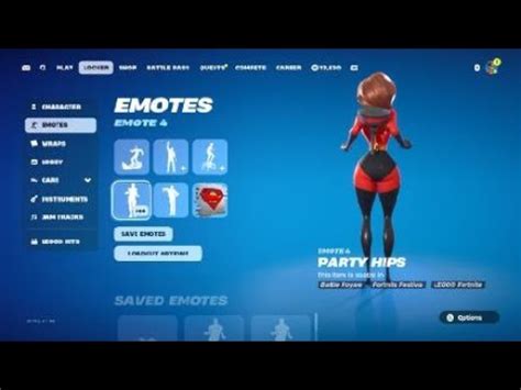 Fortnite Mrs Incredible Party Hips - YouTube