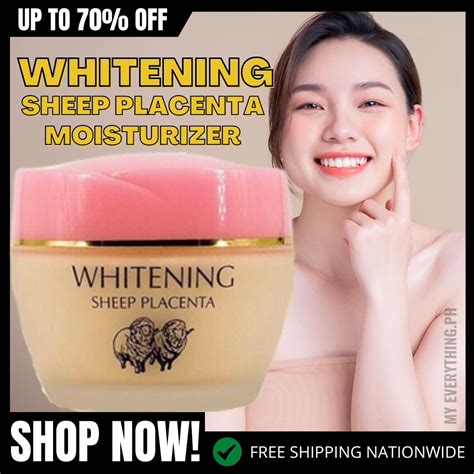New Whitening Sheep Placenta Cream Whitens The Skin Minimizes