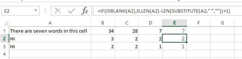 Count Words Cell Range Worksheet Specific Excel Formula